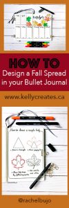 Design a Bullet Journal Weekly Spread with Fall Leaves – Kelly Creates