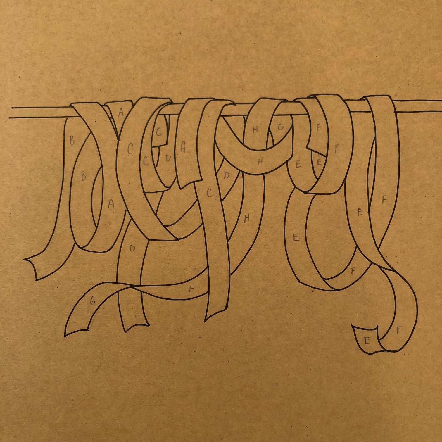 Hand Lettered Quote with Illustrated Ribbons – Kelly Creates