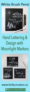 Making Snow with Moonlight Markers – Kelly Creates