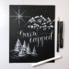 Making Snow with Moonlight Markers – Kelly Creates