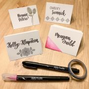 Quick & Easy DIY Table Place Cards – Kelly Creates