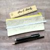 Hand Lettering on a Fabric Pen Pouch – Kelly Creates