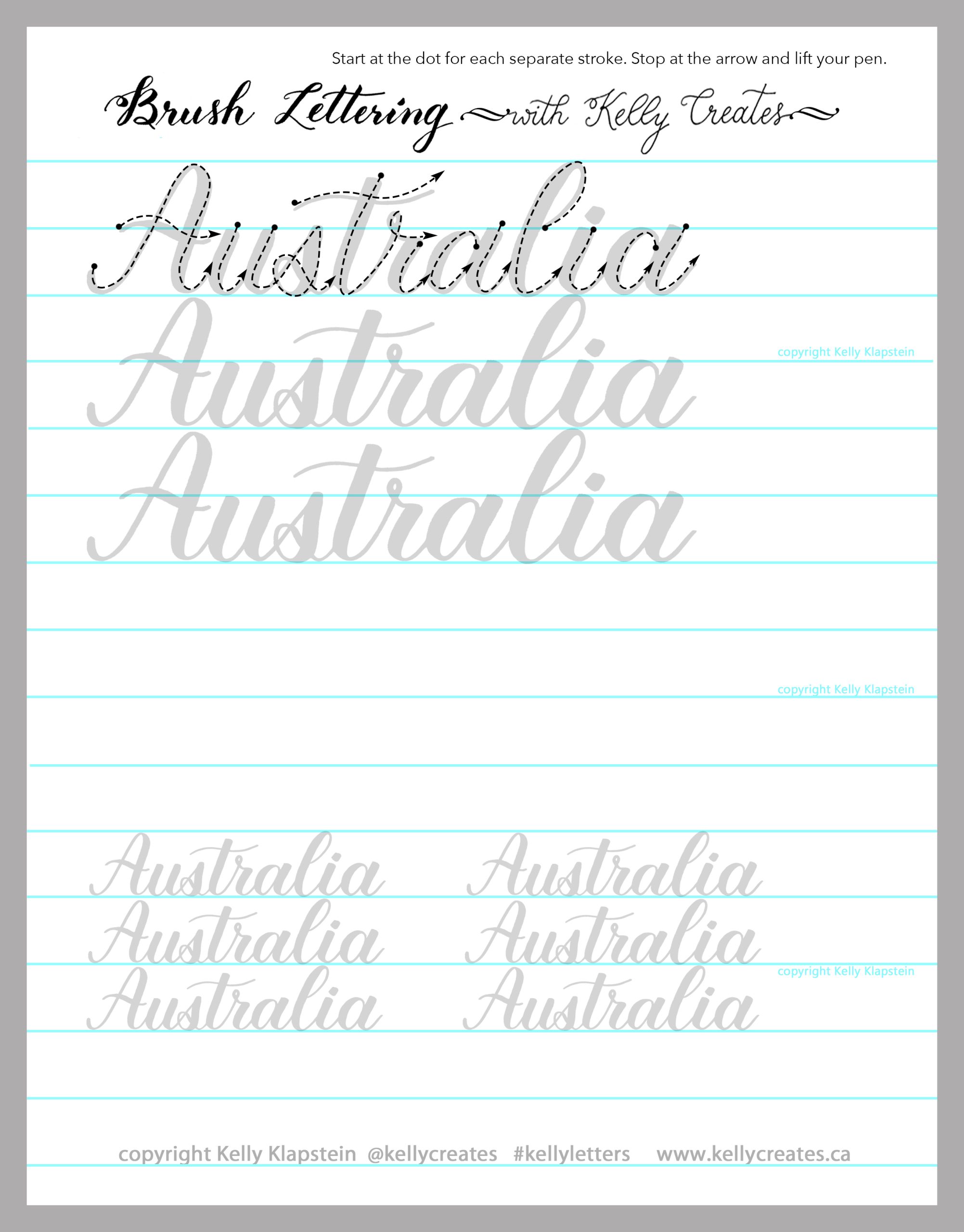 September FREE printable tracing worksheet! – Kelly Creates