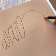 How to Hand Letter Inside a Shape – Kelly Creates