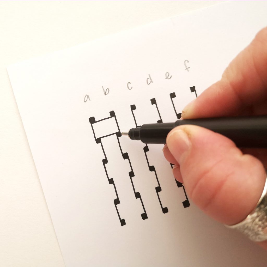 Spring Basket Weave Hand Lettering – Kelly Creates