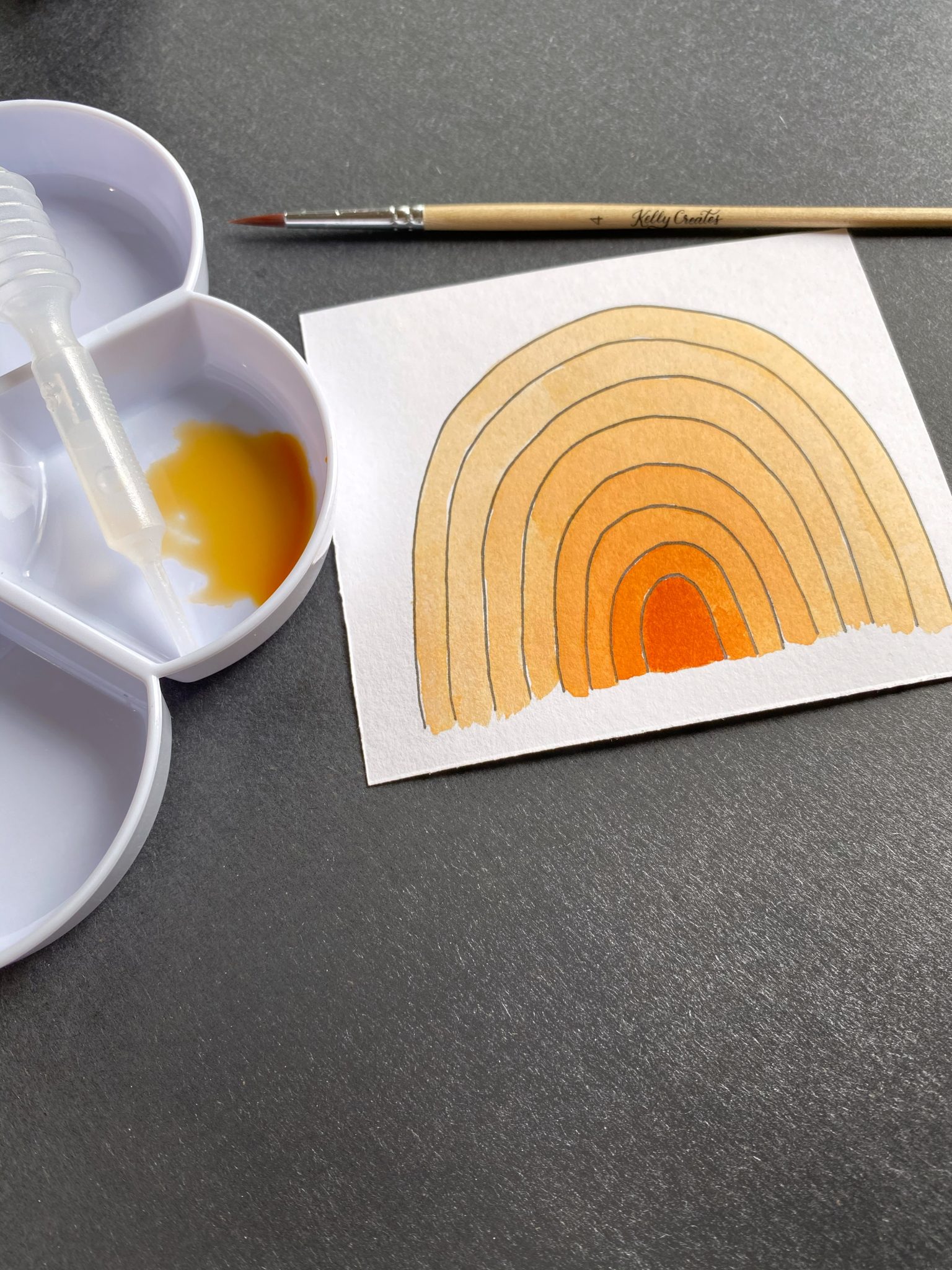 How to Paint Creative Watercolour Swatches – Kelly Creates