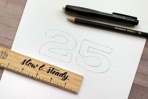 Tartan Lettering Holiday Home Decor DIY – Kelly Creates