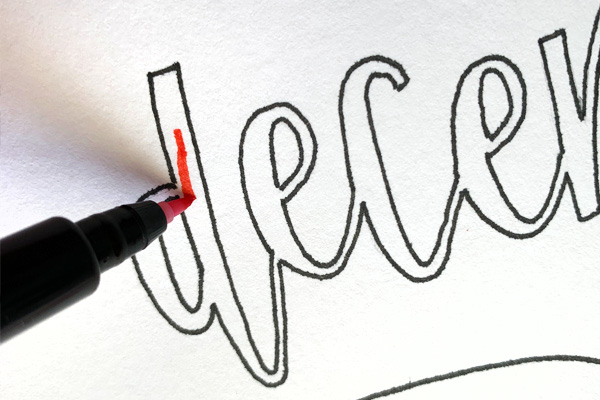 Tartan Lettering Holiday Home Decor DIY – Kelly Creates