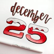 Tartan Lettering Holiday Home Decor DIY – Kelly Creates