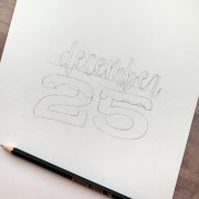 Tartan Lettering Holiday Home Decor DIY – Kelly Creates