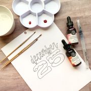 Tartan Lettering Holiday Home Decor DIY – Kelly Creates