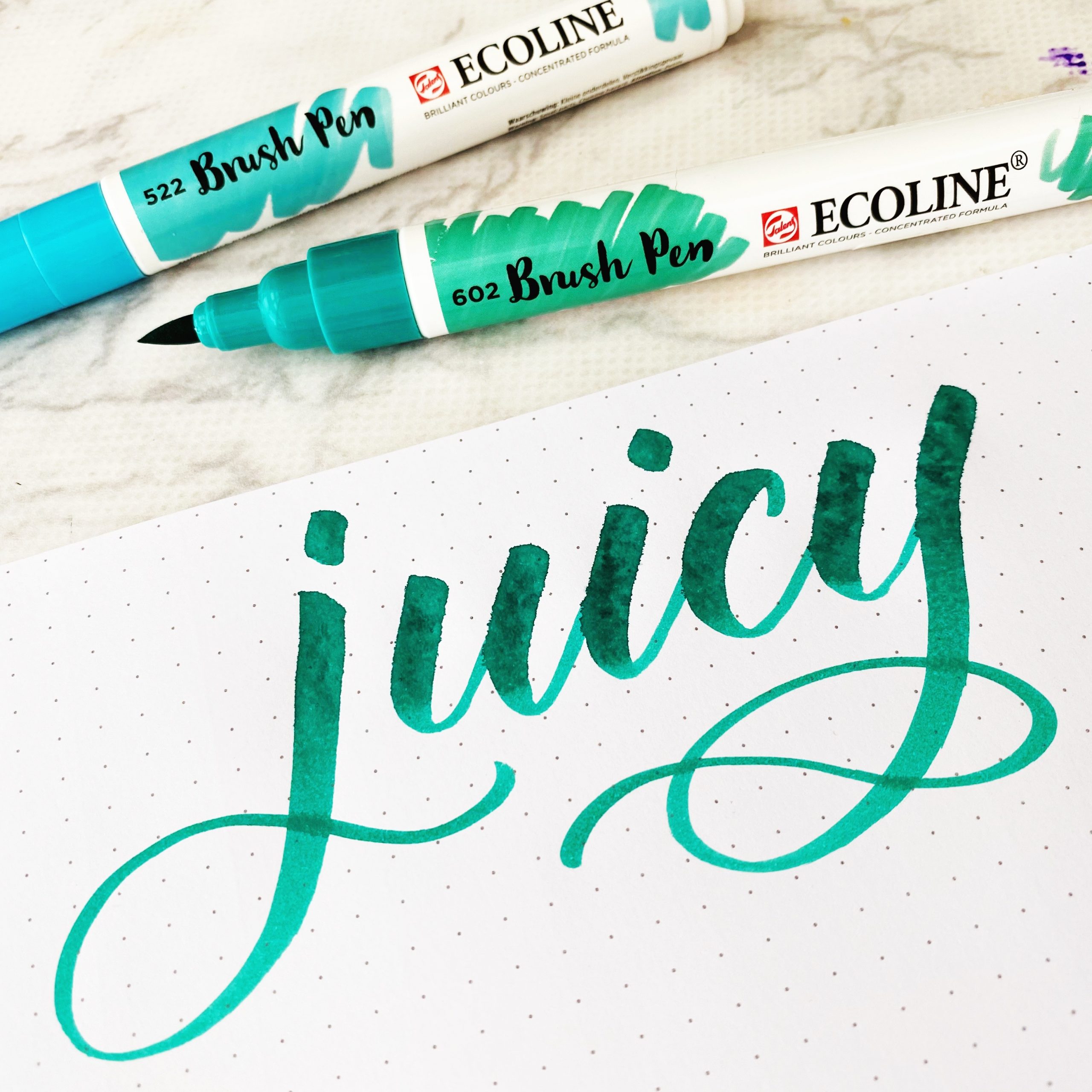 Is Your Brush Pen Too Juicy? – Kelly Creates