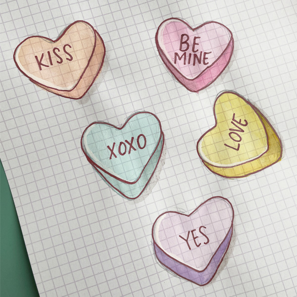 Candy Hearts Valentine’s Day Tutorial – Kelly Creates
