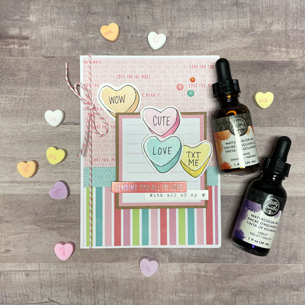 Candy Hearts Valentine’s Day Tutorial – Kelly Creates