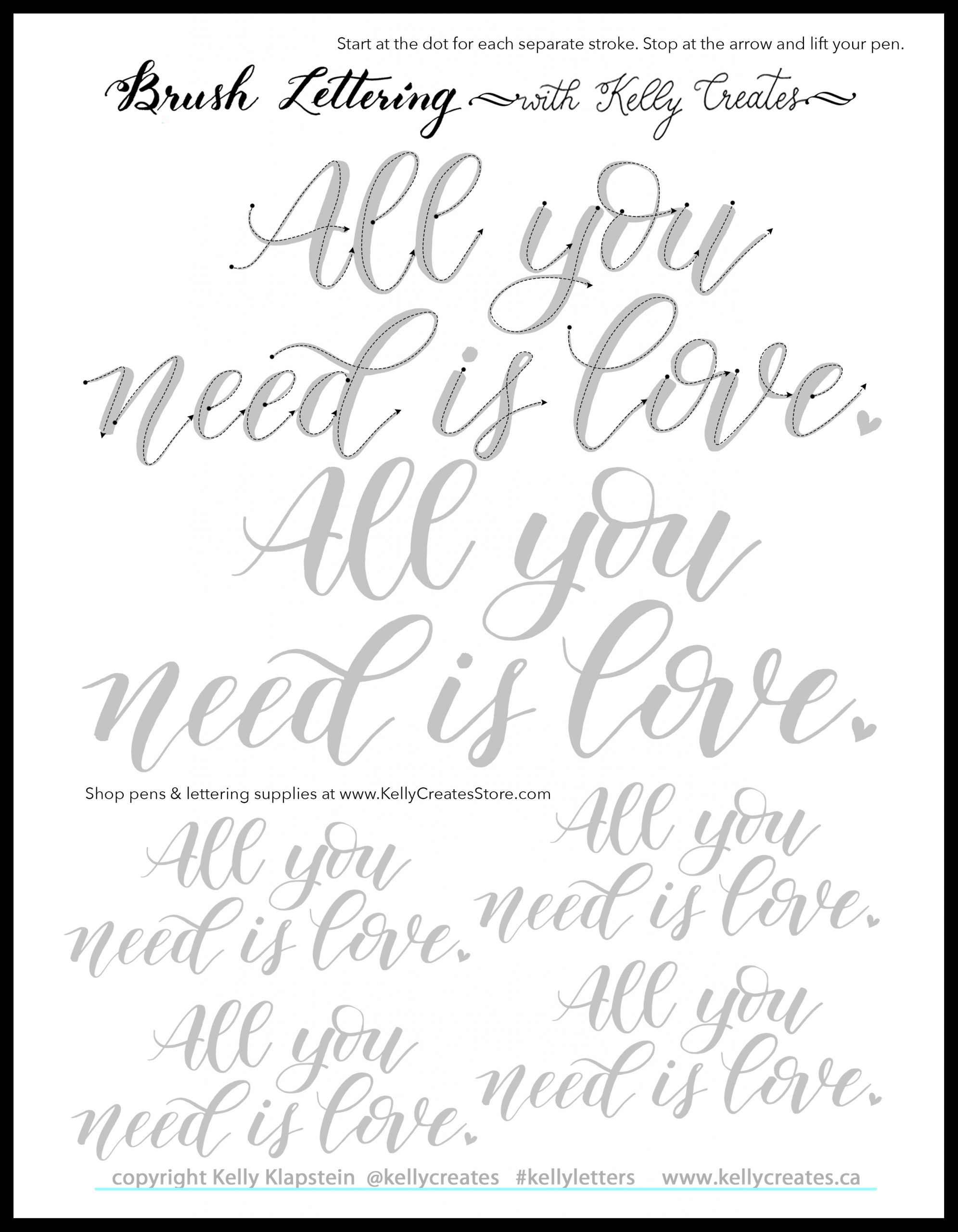 February Newsletter & Freebie! – Kelly Creates