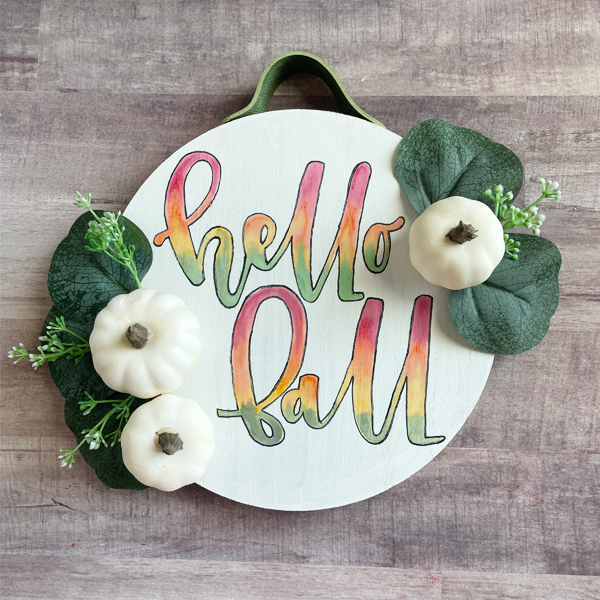 DIY Hand Lettered Fall Home Decor – Kelly Creates