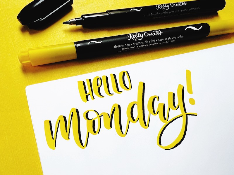 Magic Monday! Download Your Free Printable Calligraphy Template – Kelly ...